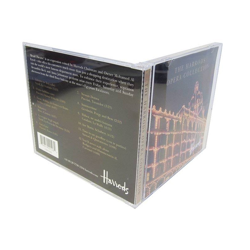 Pack 200 - High Quality - 10.4mm CD Jewelcase para 1 CD/DVD Transparente